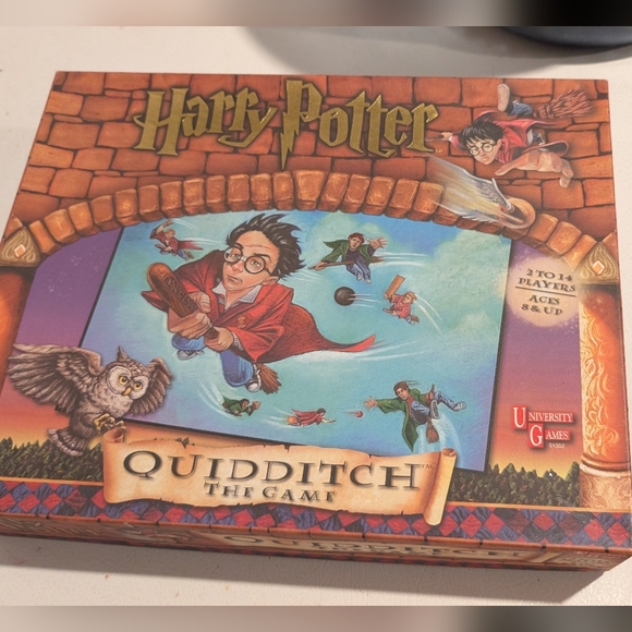 University Games | Games | Harry Potter Quidditch Board Game By ...